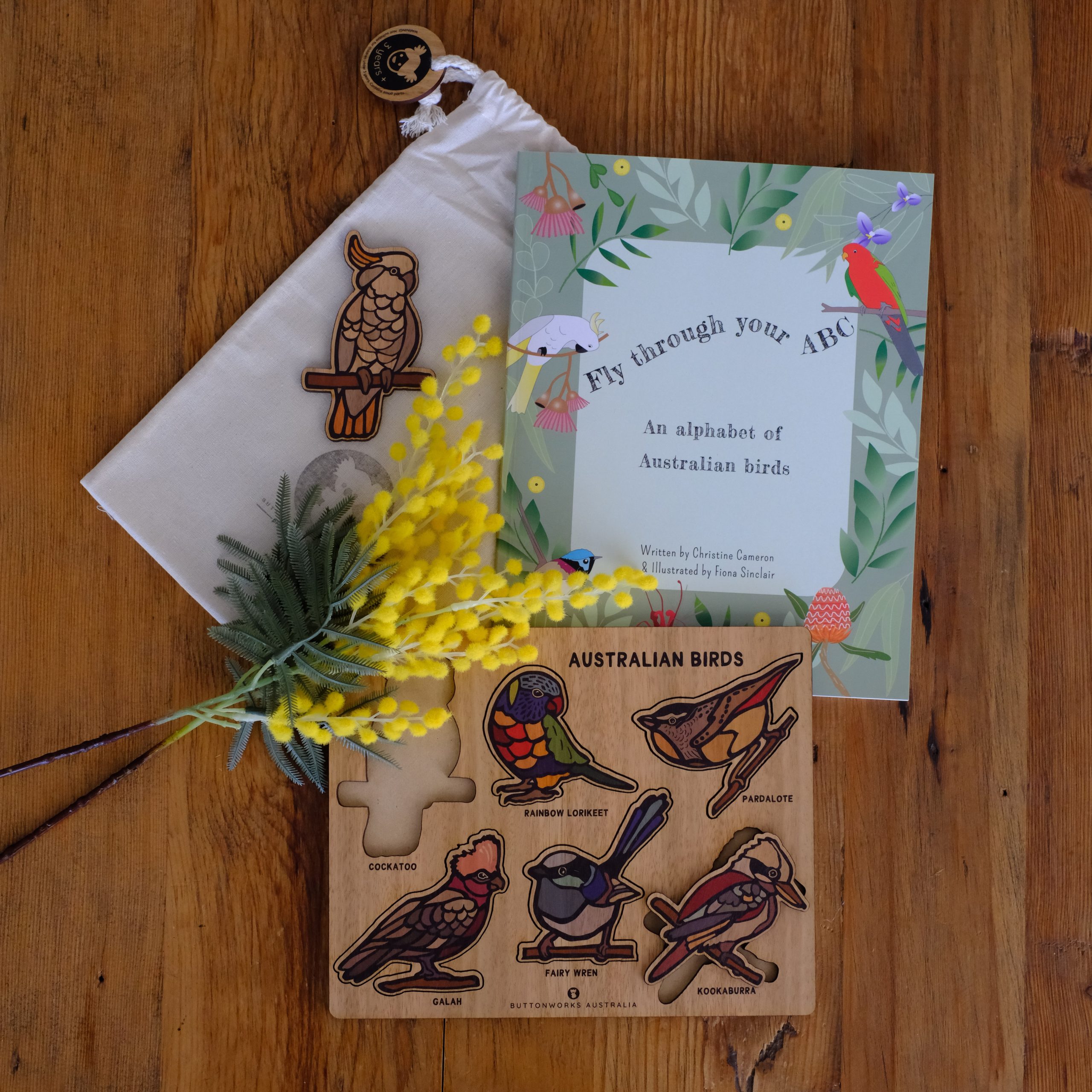 Fly Through Your ABC Book and Wooden Birds Puzzle Pack – Boolarong Press